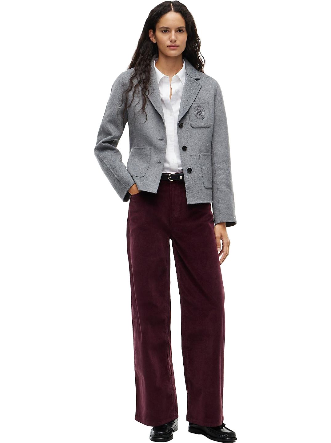 TOMMY HILFIGER TOMMY HILFIGER Stretch Corduroy Wide Leg Pants